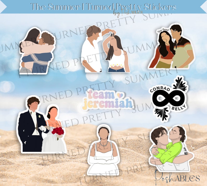 The Summer I Turned Pretty Stickers Cousins Beach Team Conrad Team ...
