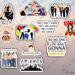Friends Stickers Friends Vinyl Stickers Friends Favourite - Etsy Canada