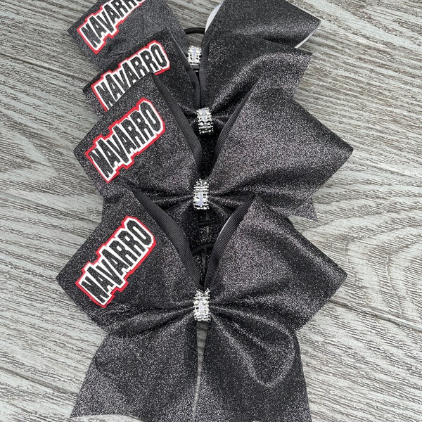 Glitter Cheer Bow - Etsy
