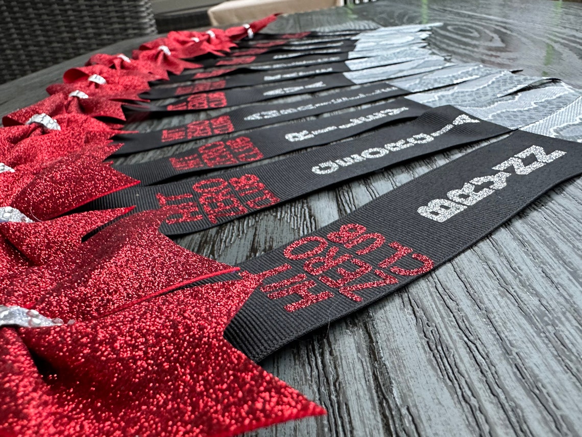 Pin Me Ribbon, Cheerleader Ribbon, Bookbag Accessory, Cheerleader Gifts ...