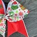 Grinch Cheer Bow, Christmas Bow, Cheerleader Bow, Grinchmas Bow ...