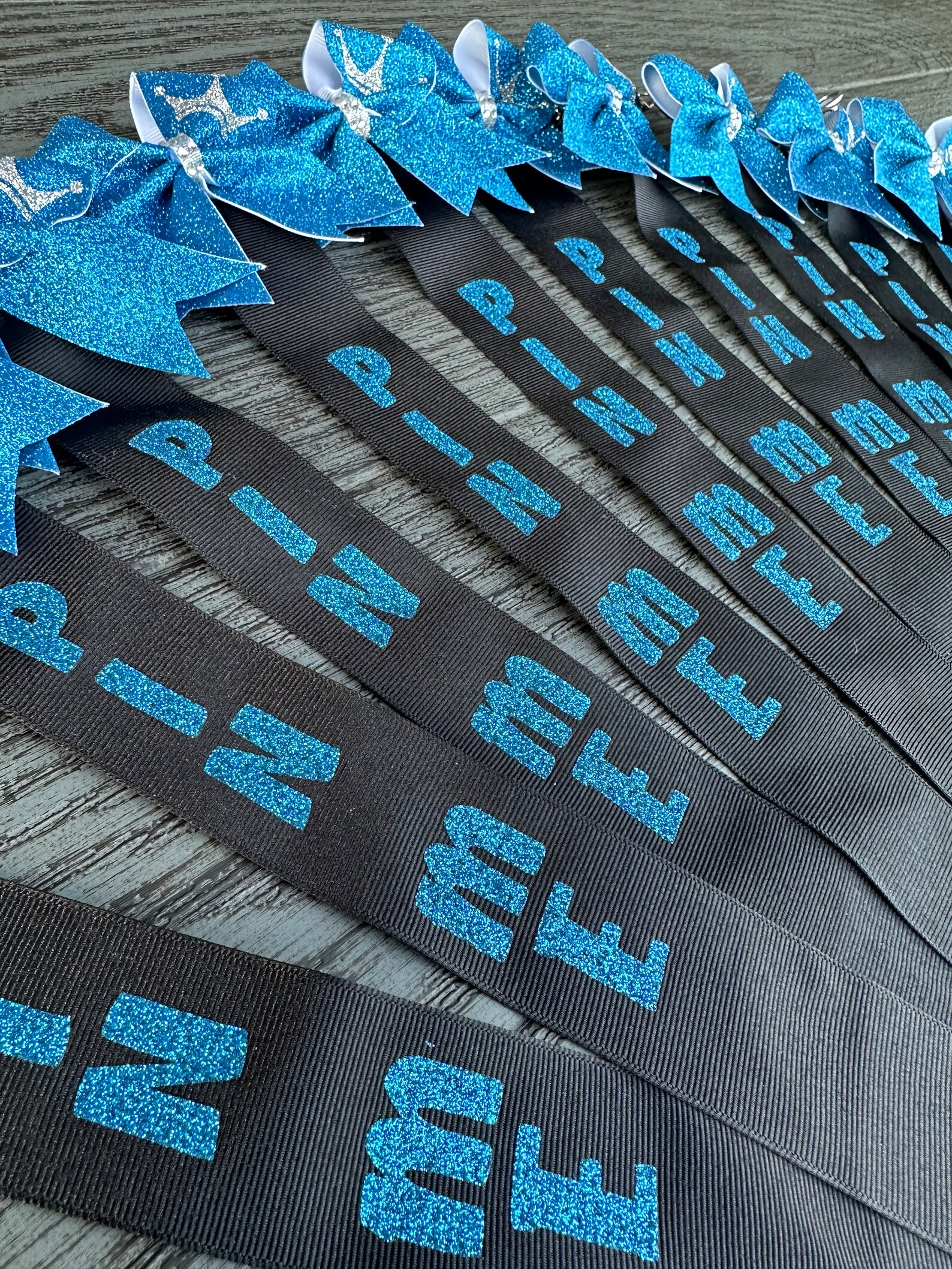 Pin Me Ribbon, Cheerleader Gifts, All Star Cheer, Bookbag Accessory ...