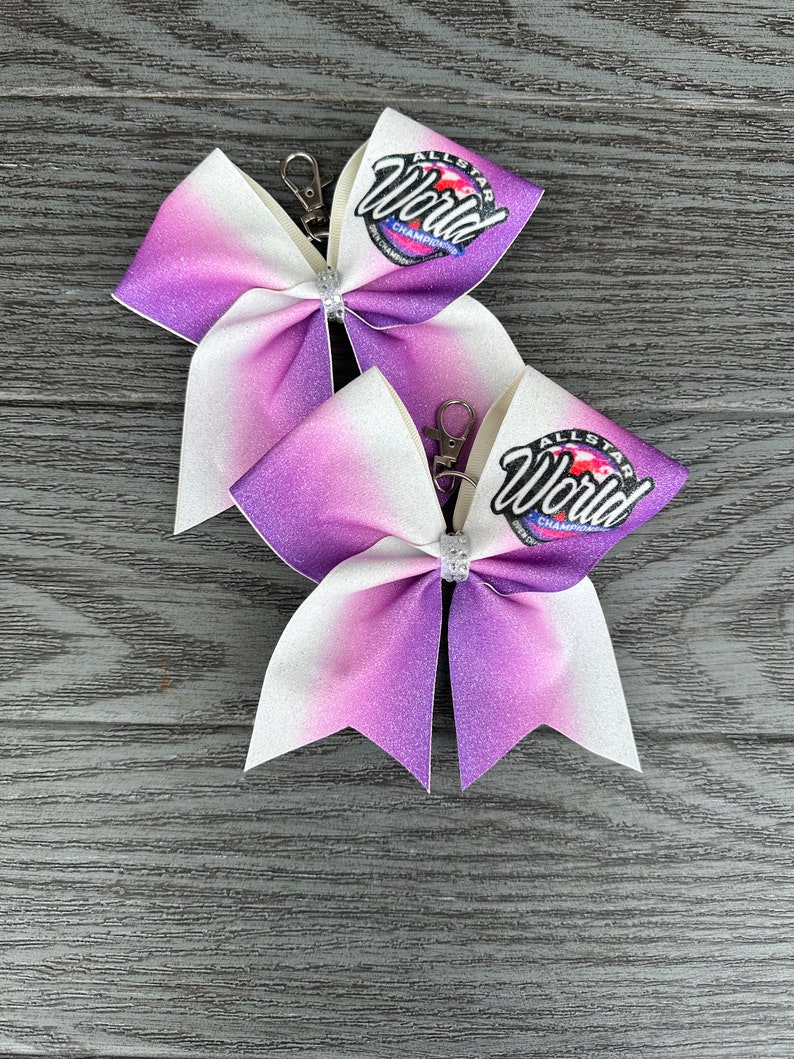 Allstar World Championship Bow Keychain, Bow Bag Tag, Keychain Bow ...