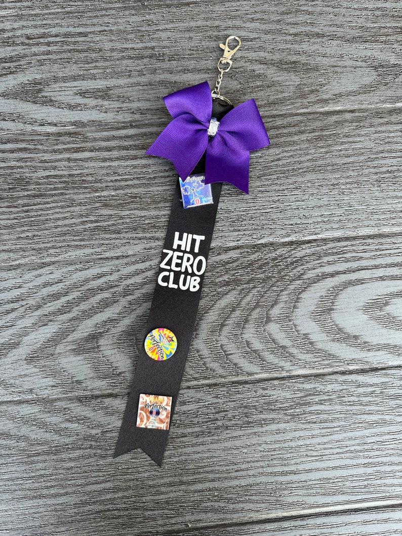 Hit Zero Club Ribbon, Pin Me Ribbons, Hit Zero Pin, Cheerleader Gifts ...
