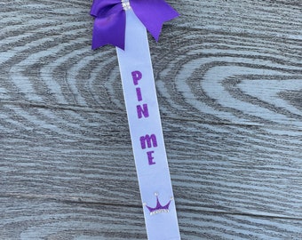 Pin Me Cheer Ribbon - Etsy