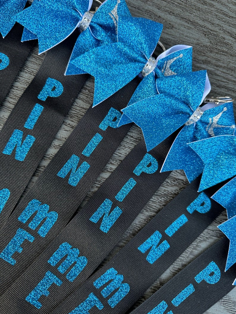 Pin Me Ribbon, Cheerleader Gifts, All Star Cheer, Bookbag Accessory ...