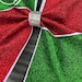 Grinch Bow, Grinch Christmas Cheer Bow, Green Glitter Bow, Red Glitter ...