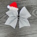 Christmas Cheer Bow, Santa Cheer Bow, Christmas Hat, Glitter Bow ...