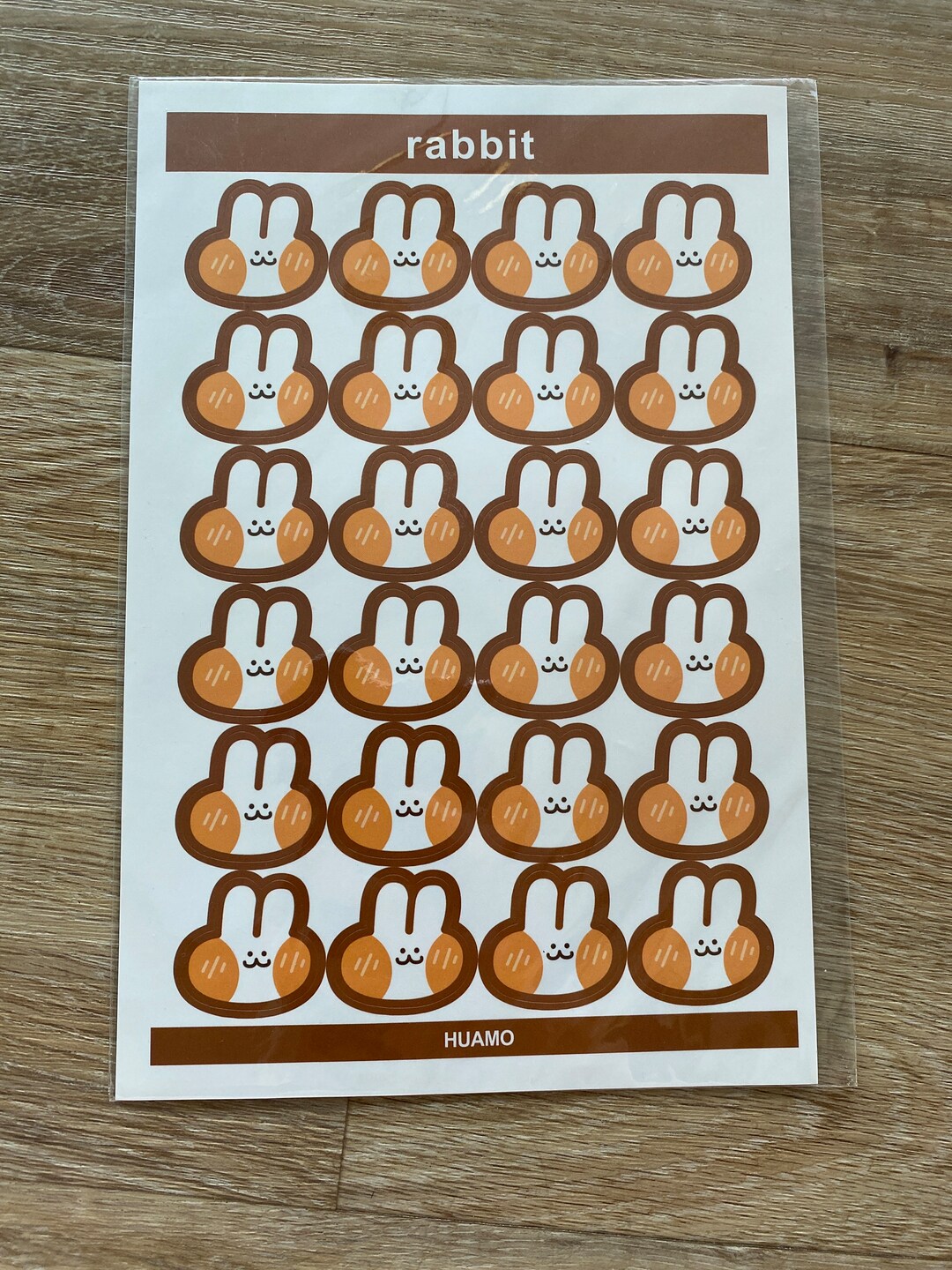 Bunny Rabbit Sticker Sheet Cute Kawaii Stationery School Usagi - Etsy