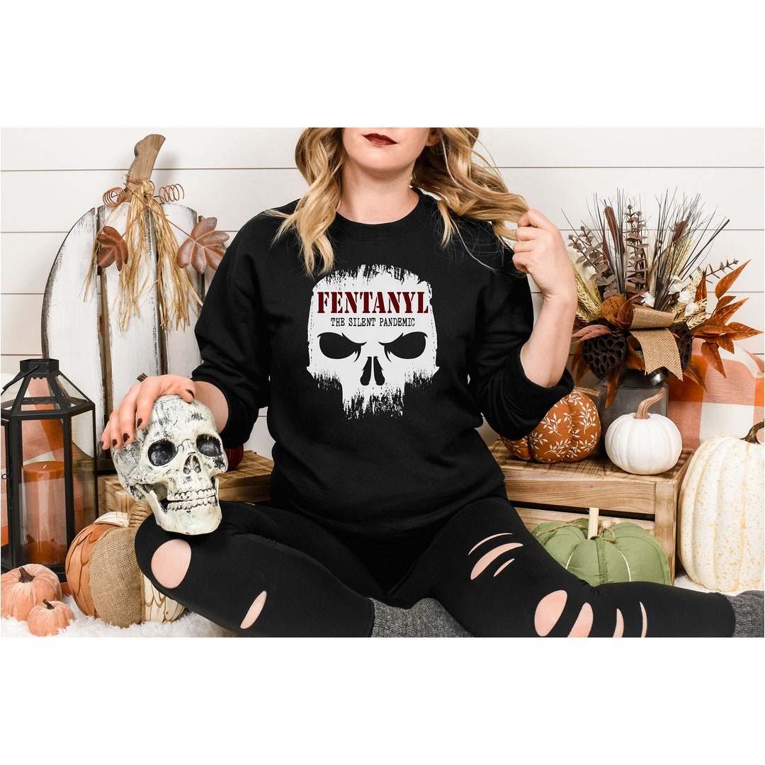 Fentanyl Awareness Sweater, Recovery, Drug Addiction Sweat Shirt ...