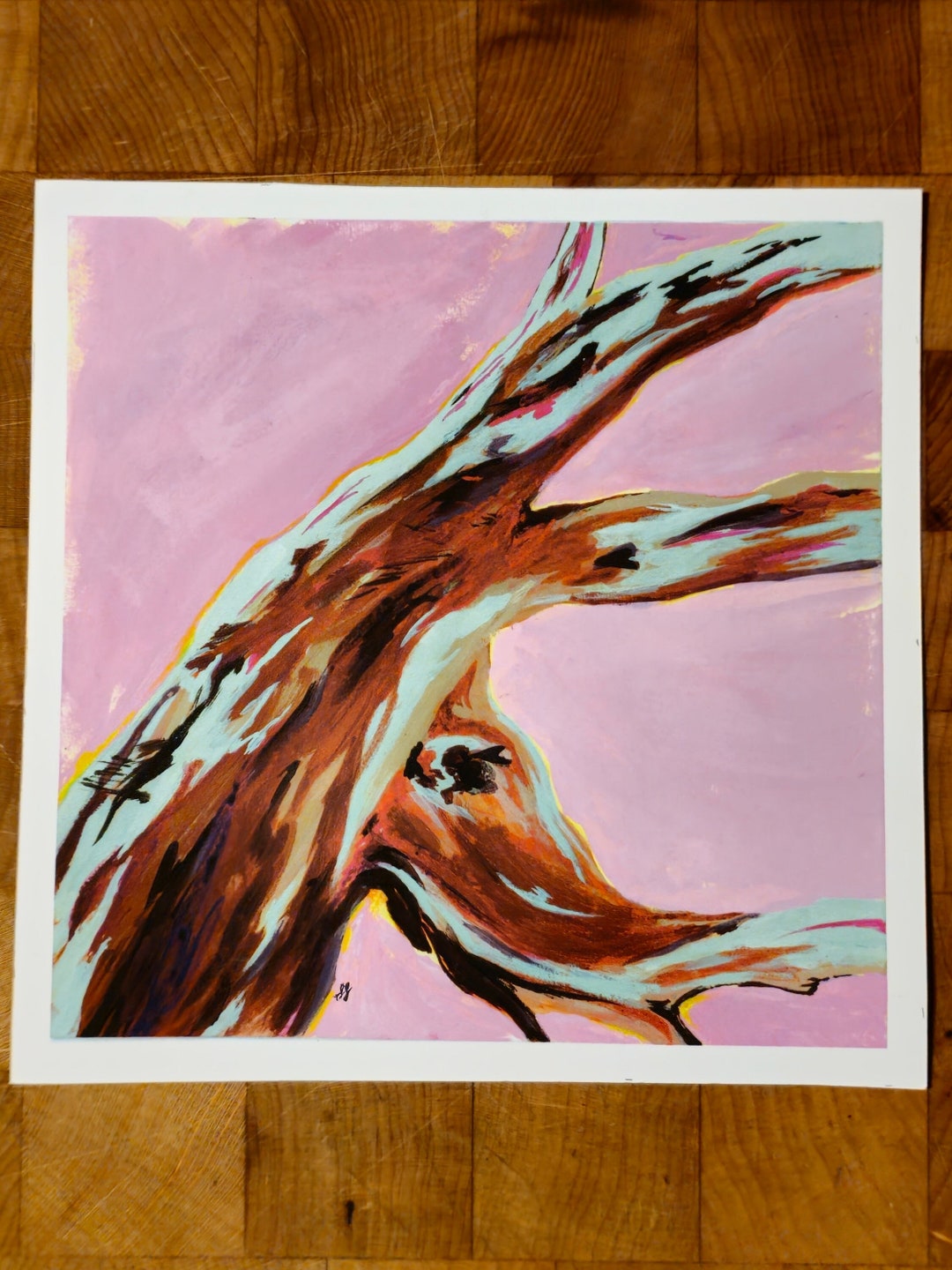 Gum Tree | Print | Original | Watercolor and Gouache | Botanical - Etsy