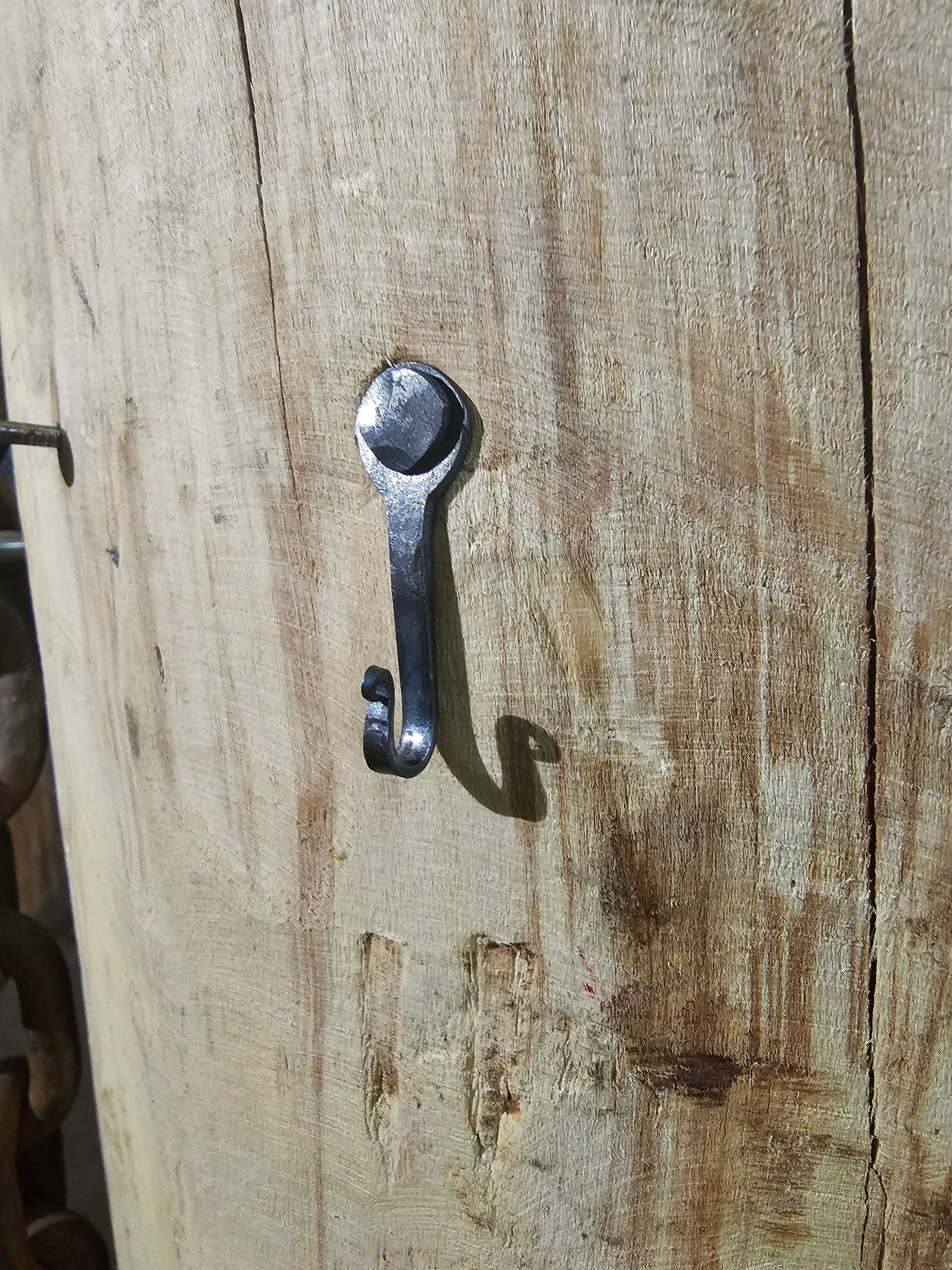 Blacksmith Hand Forged Horseshoe Nail Hook Picture Hook - Etsy