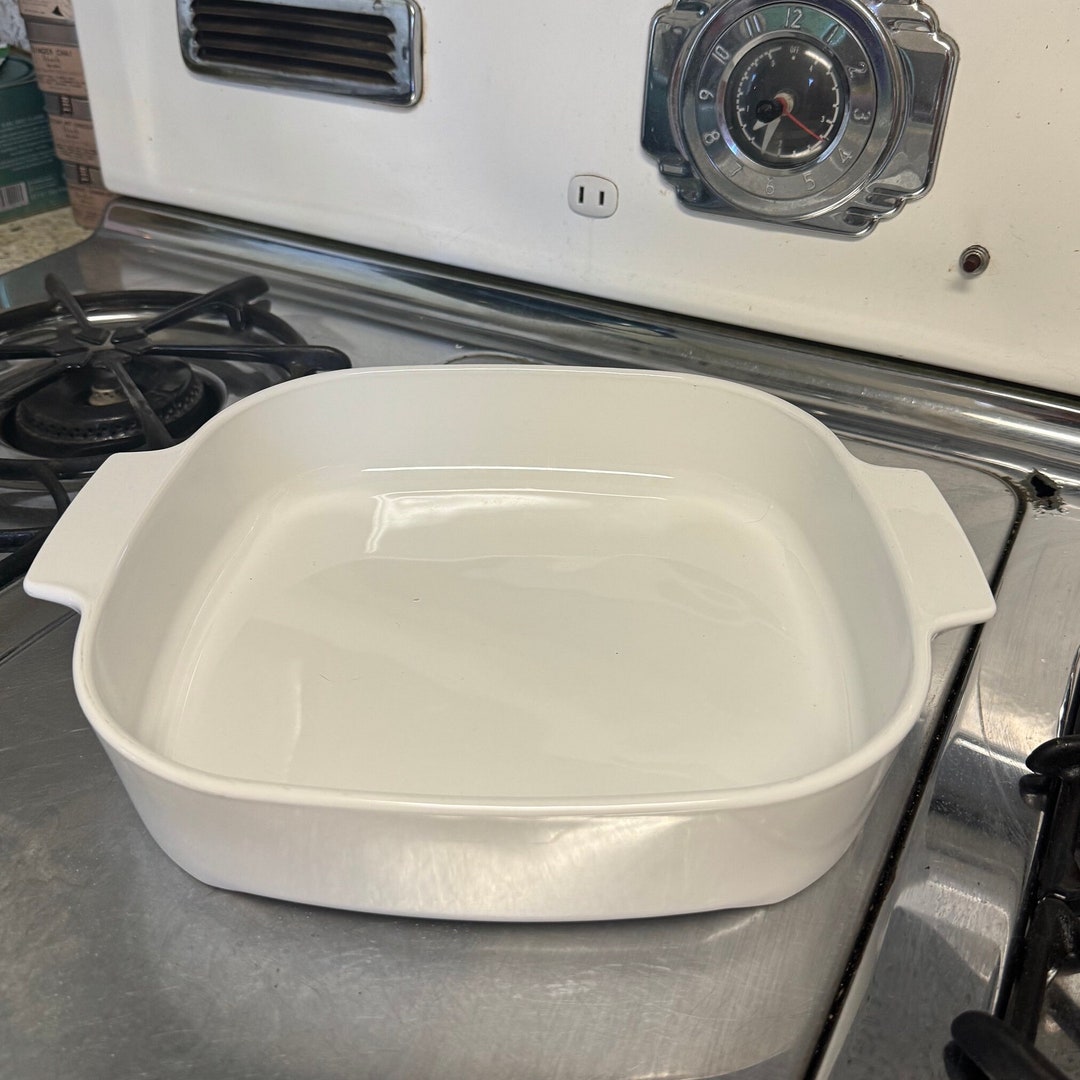 10” / 22cm Plain Square Microwave Browning Dish by Corningware • MW A ...