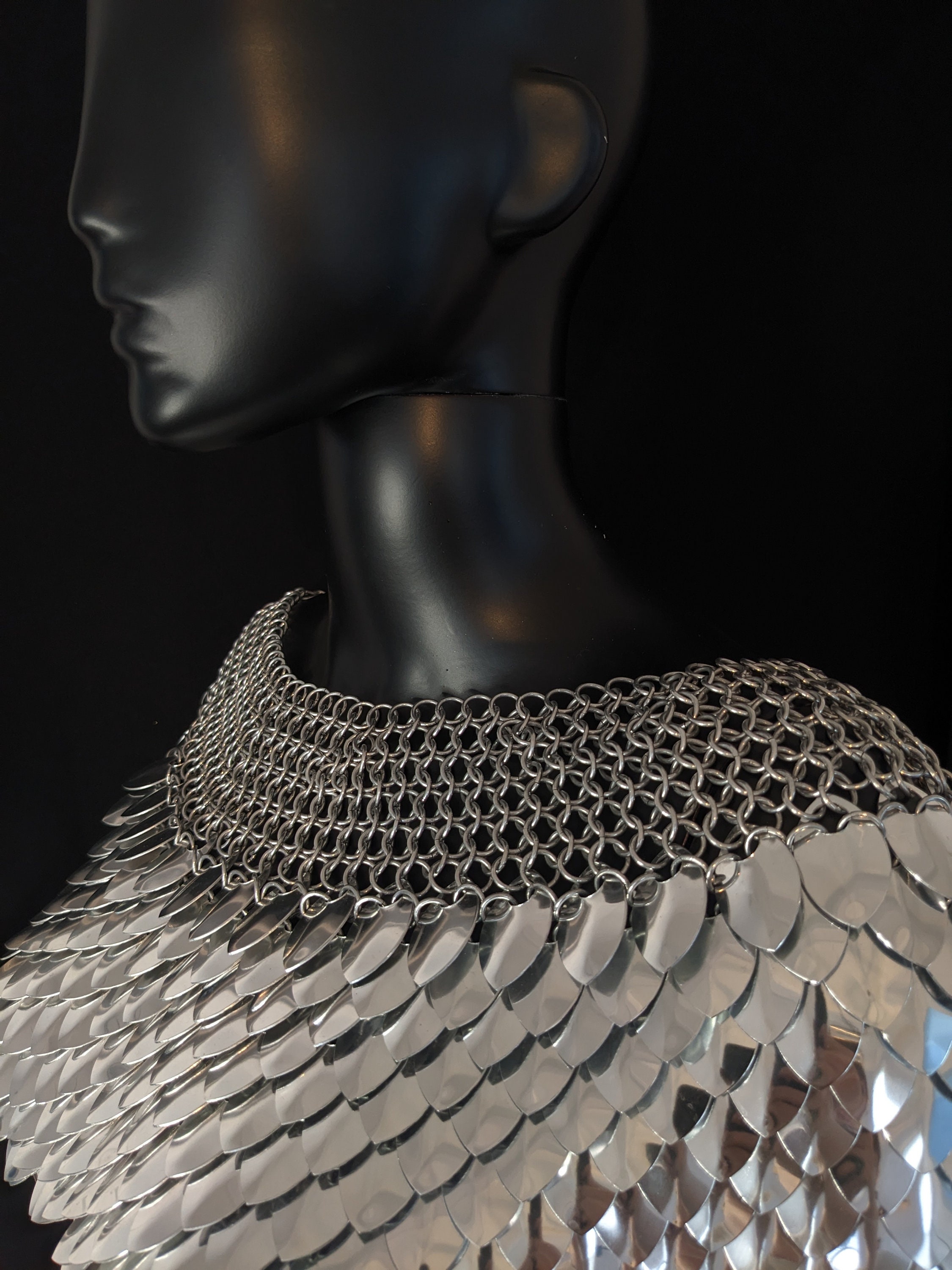 Scale Maille Capelet Armor - Etsy