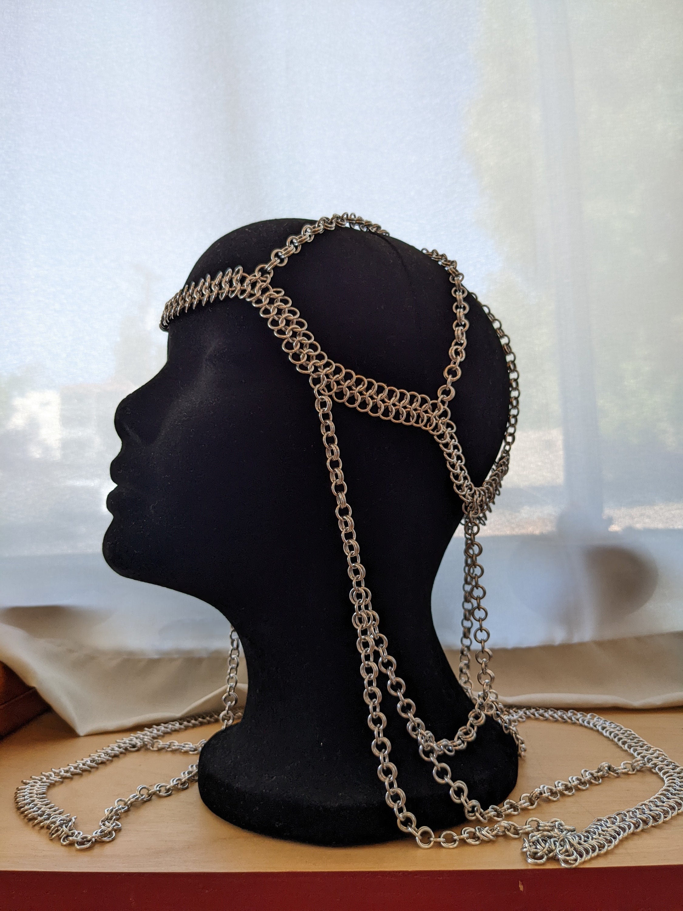 Chainmaille Headdress - Etsy