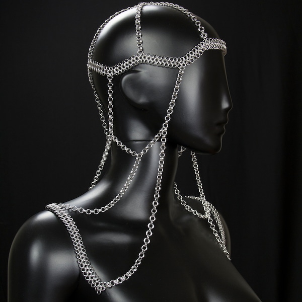 Chainmail Headdress - Etsy