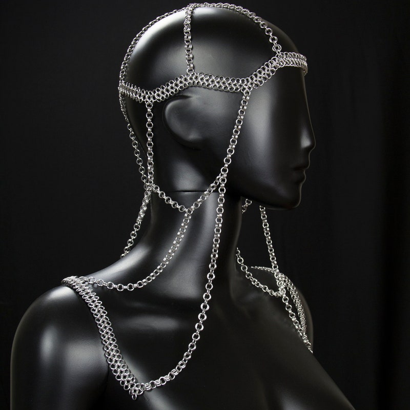 Chainmail Headdress - Etsy