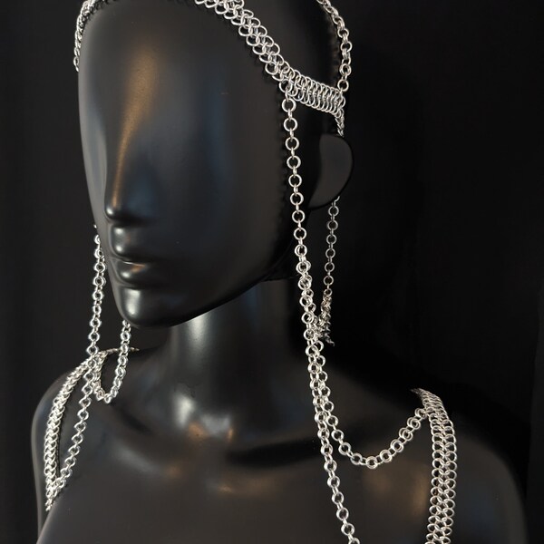 Chainmail Headdress - Etsy