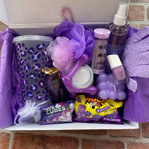 Purple Gift Box - Etsy