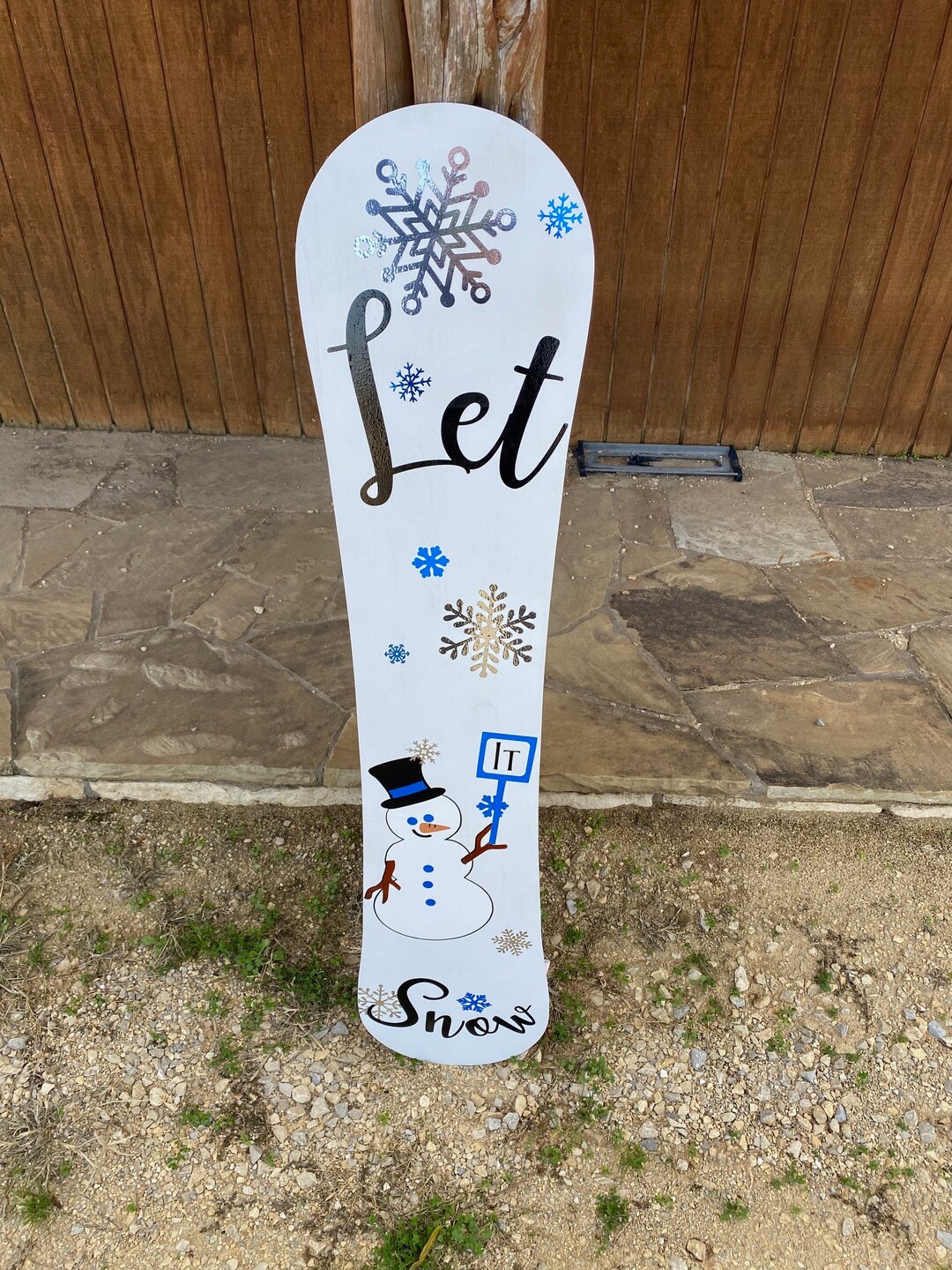 Let It Snow Porch Sign - Etsy