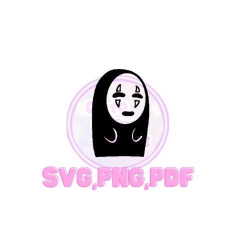 No Face Svg - Etsy