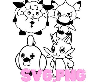 Palworld Lamball SVG PNG Jpeg PDF Cricut Cutting Digital File Bundle ...