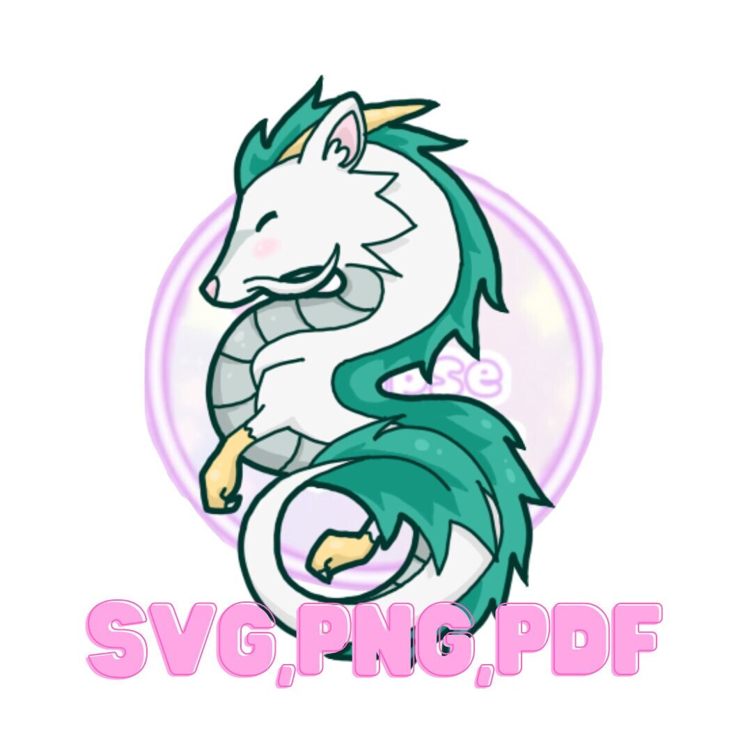River Dragon Print Cut Files - Etsy