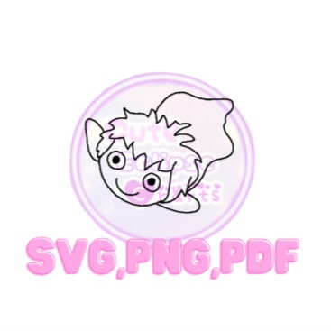 Ponyo Svg - Etsy