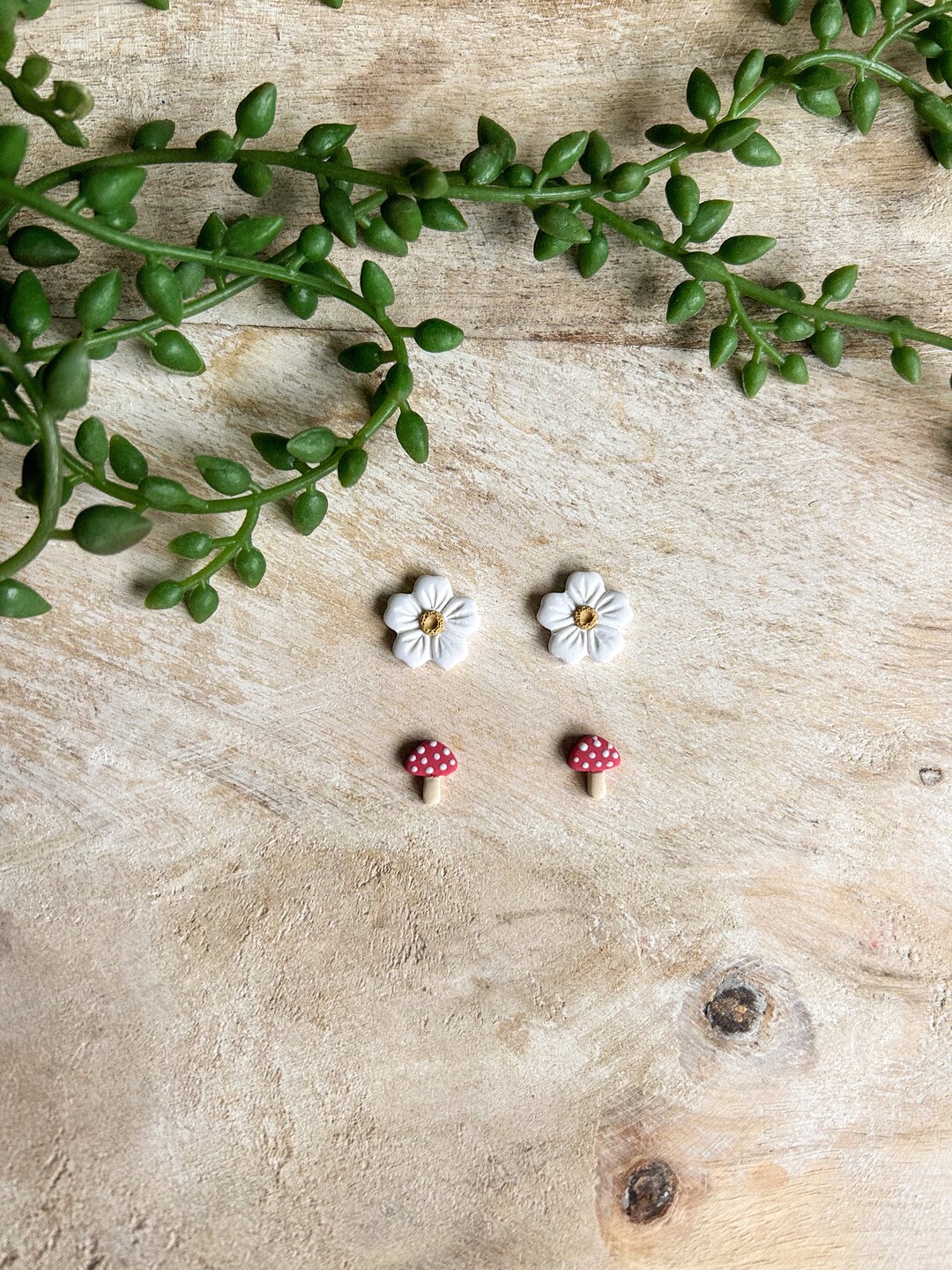 Cottagecore Studpack Polymer Clay Earrings - Etsy
