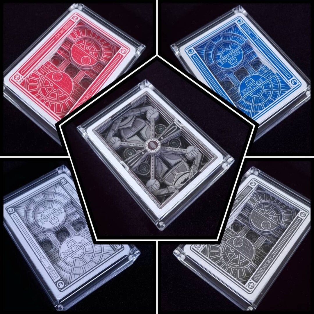 STAR WARS ART Collectable Hand Cut Playing Cards Display - Etsy Australia
