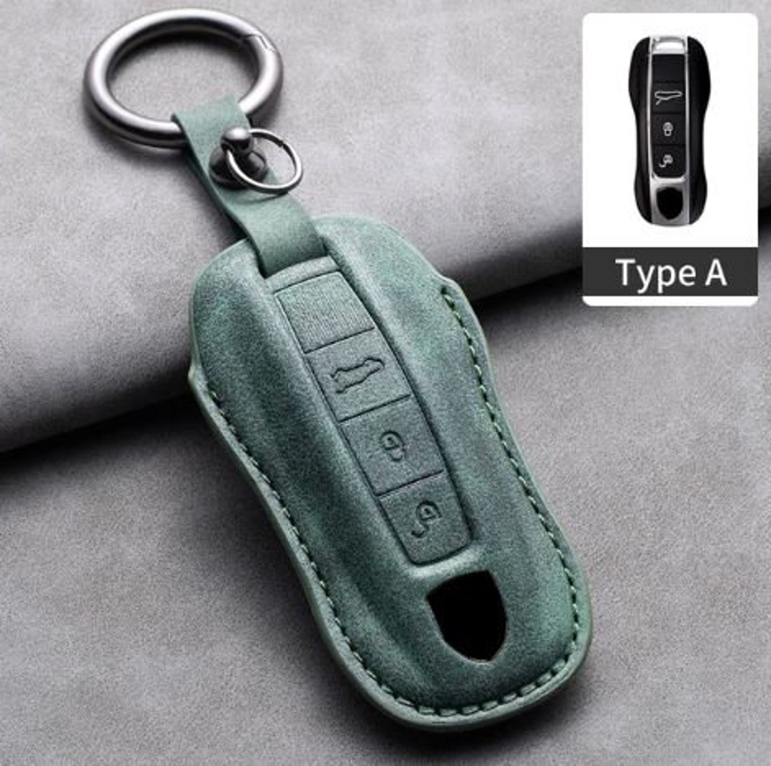 Porsche Key Case in Alcantara Leather, 911 992 718 987 Carrera GTS ...