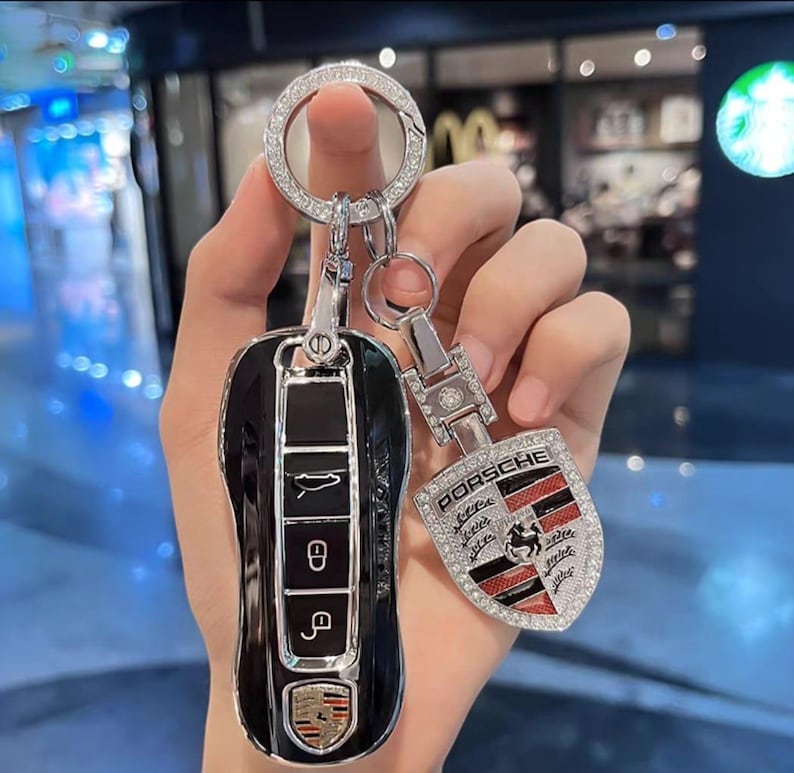 Porsche Key Case in Alcantara Leather, 911 992 718 987 Carrera GTS ...