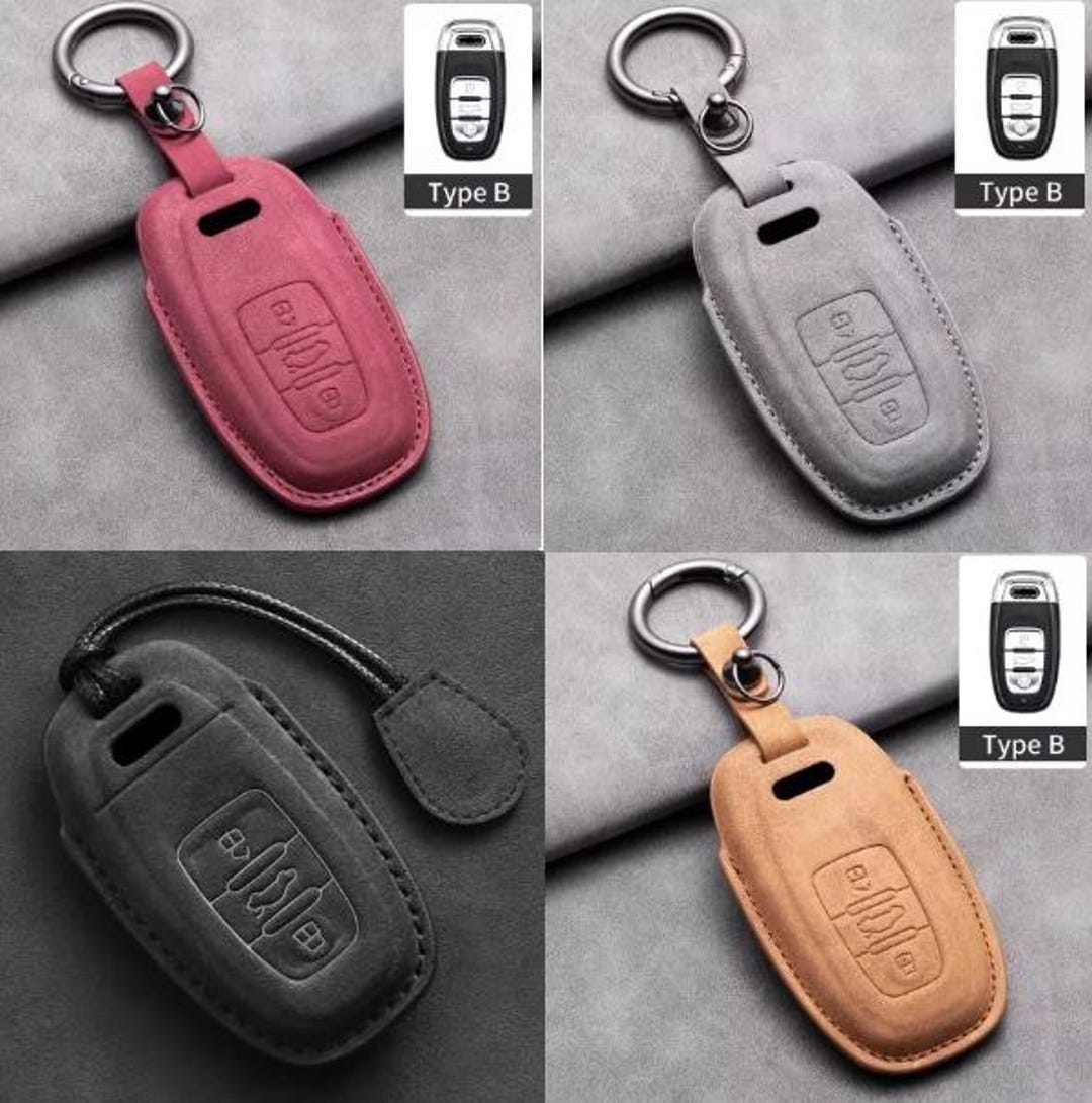 Audi S8 Key Cover ,leather Alcantara Case Key Shell Compatible With ...