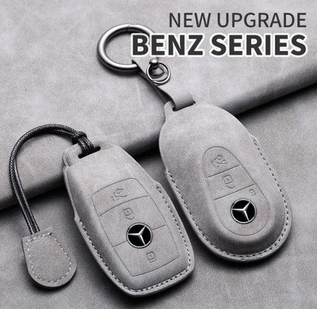 Mercedes Benz Key Fob Cover With Keychain, Accessorie Mercedes Benz M9 ...