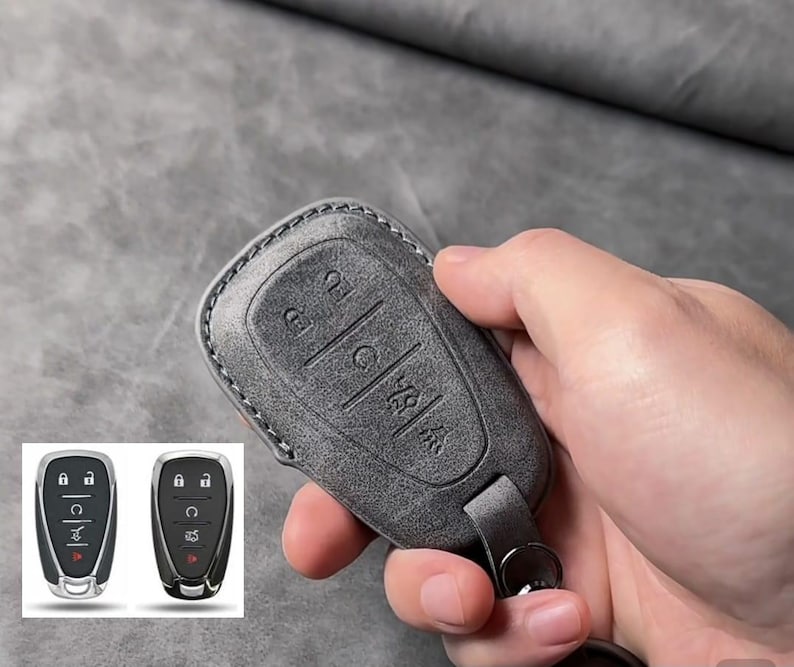 Key Fob Case for Chevy 5 Buttons ,key Chain for Malibu Equinox Trax ...