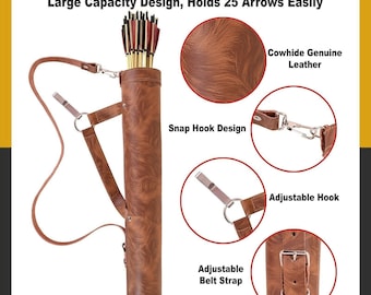 Leather Back Quivers - Etsy