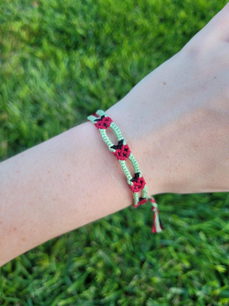 Adjustable Ladybug Friendship Bracelet - Etsy