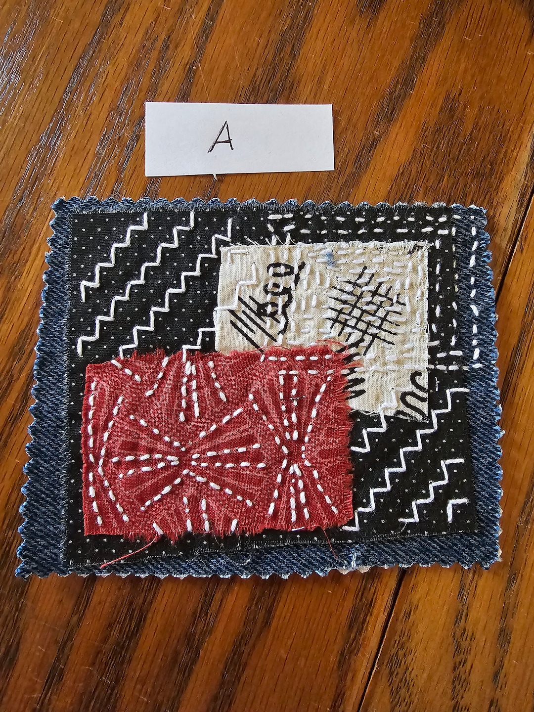 Handmade Sashiko/boro Style Patches. Patches for Jeans, Visible Mending ...