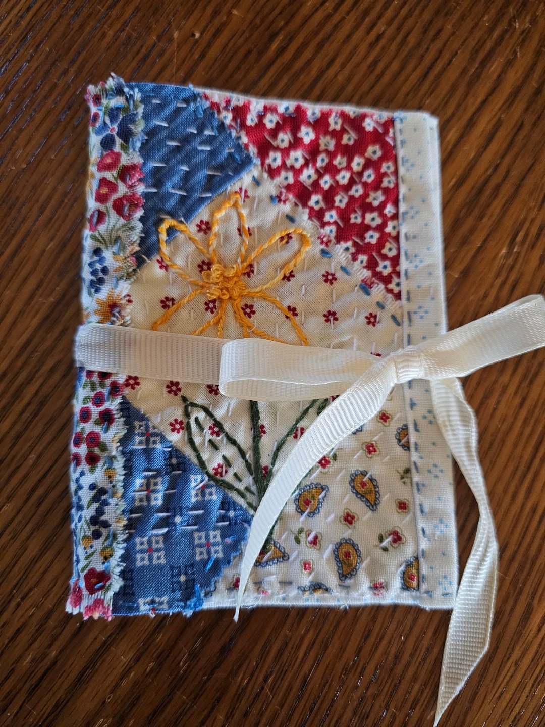 Handmade, Slow Stitch Needlebook/needle Case - Etsy