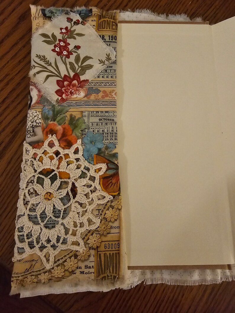 Handmade Slow Stitch Journal Cover, With Journal - Etsy