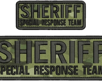 Sheriff Patch Velcro - Etsy