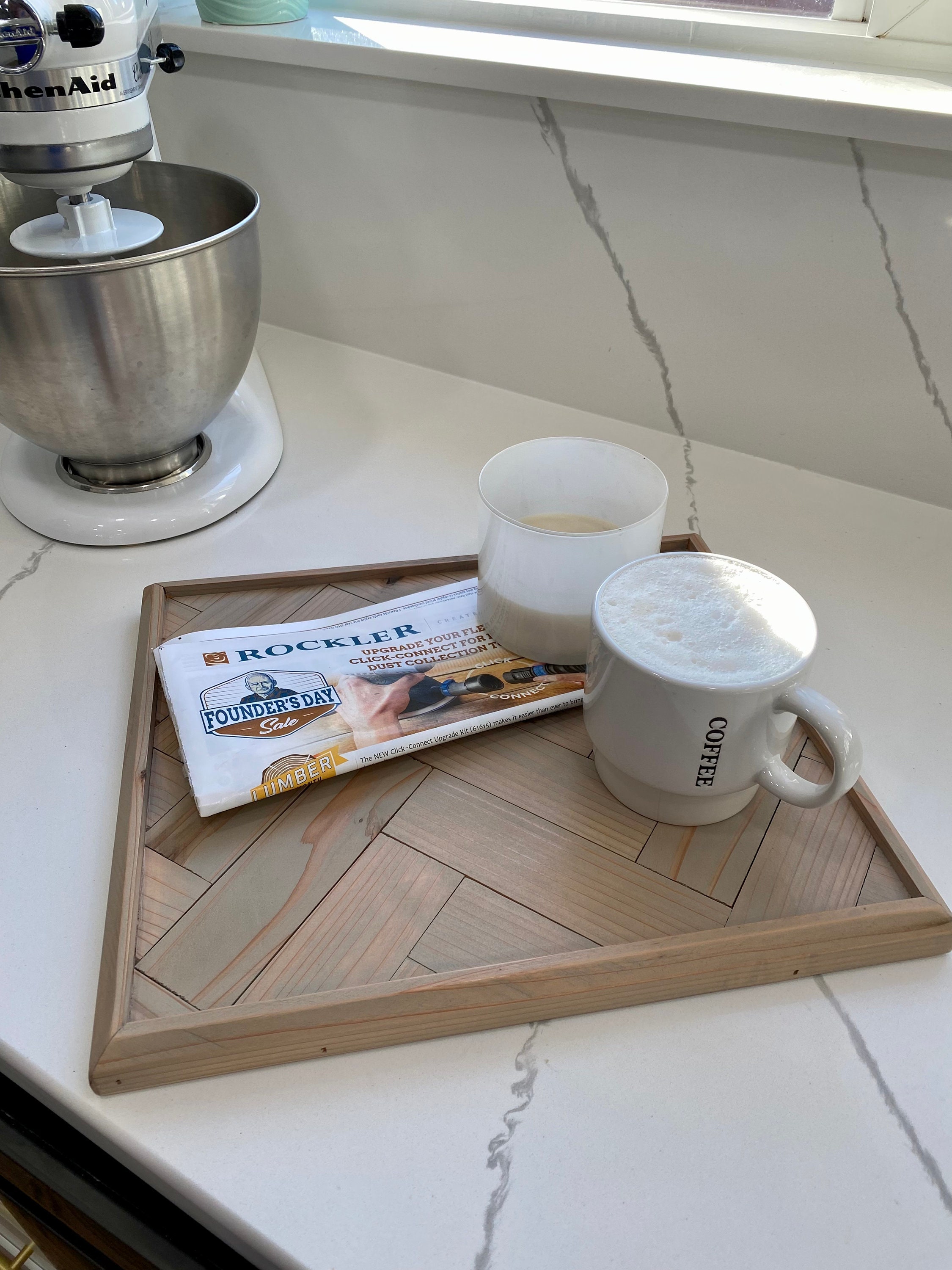 Herringbone Tray Table - Etsy