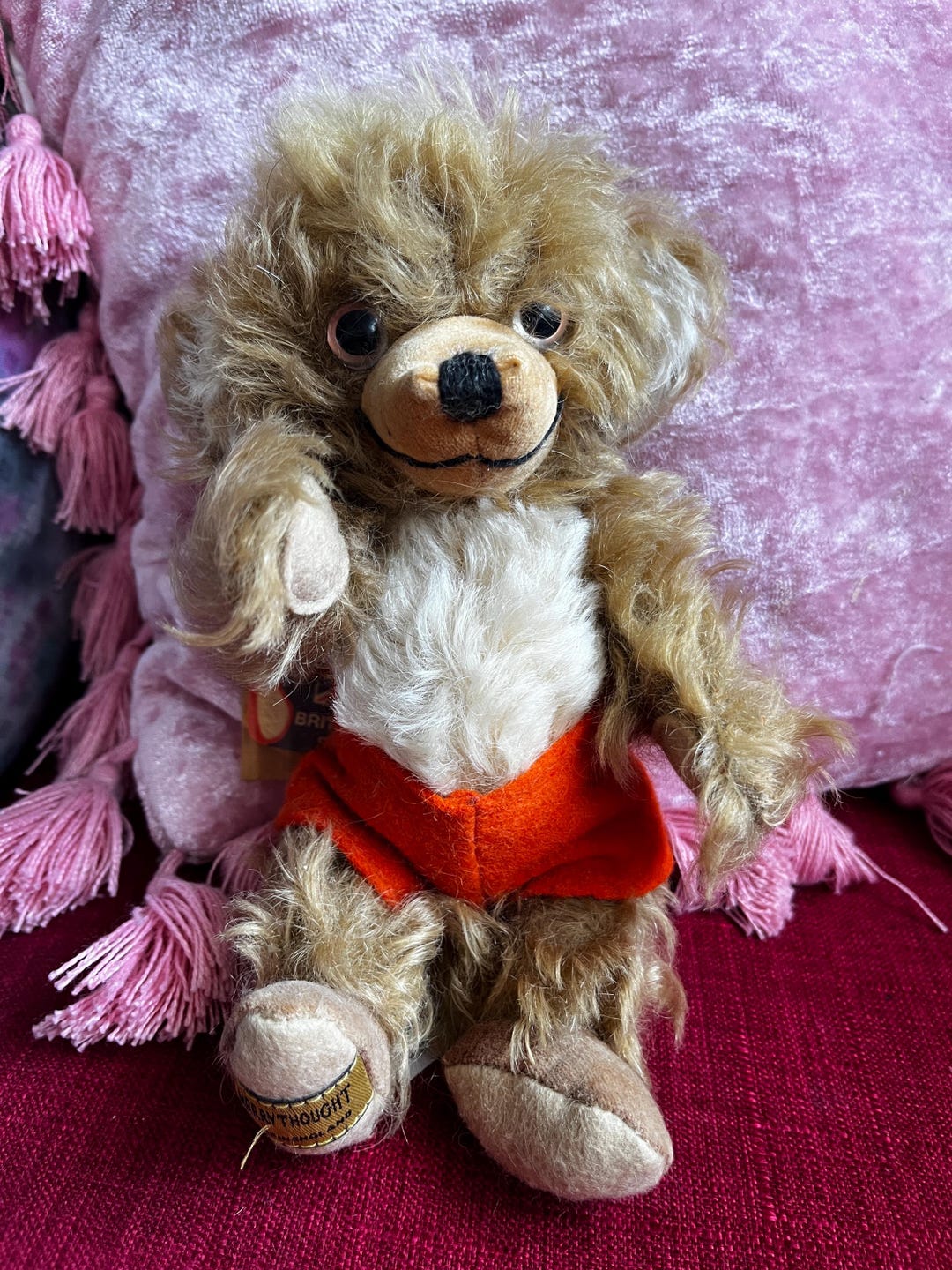 Vintage RARE LIMITED EDITION 1998 Merrythought Ancestor of Cheeky Bear ...