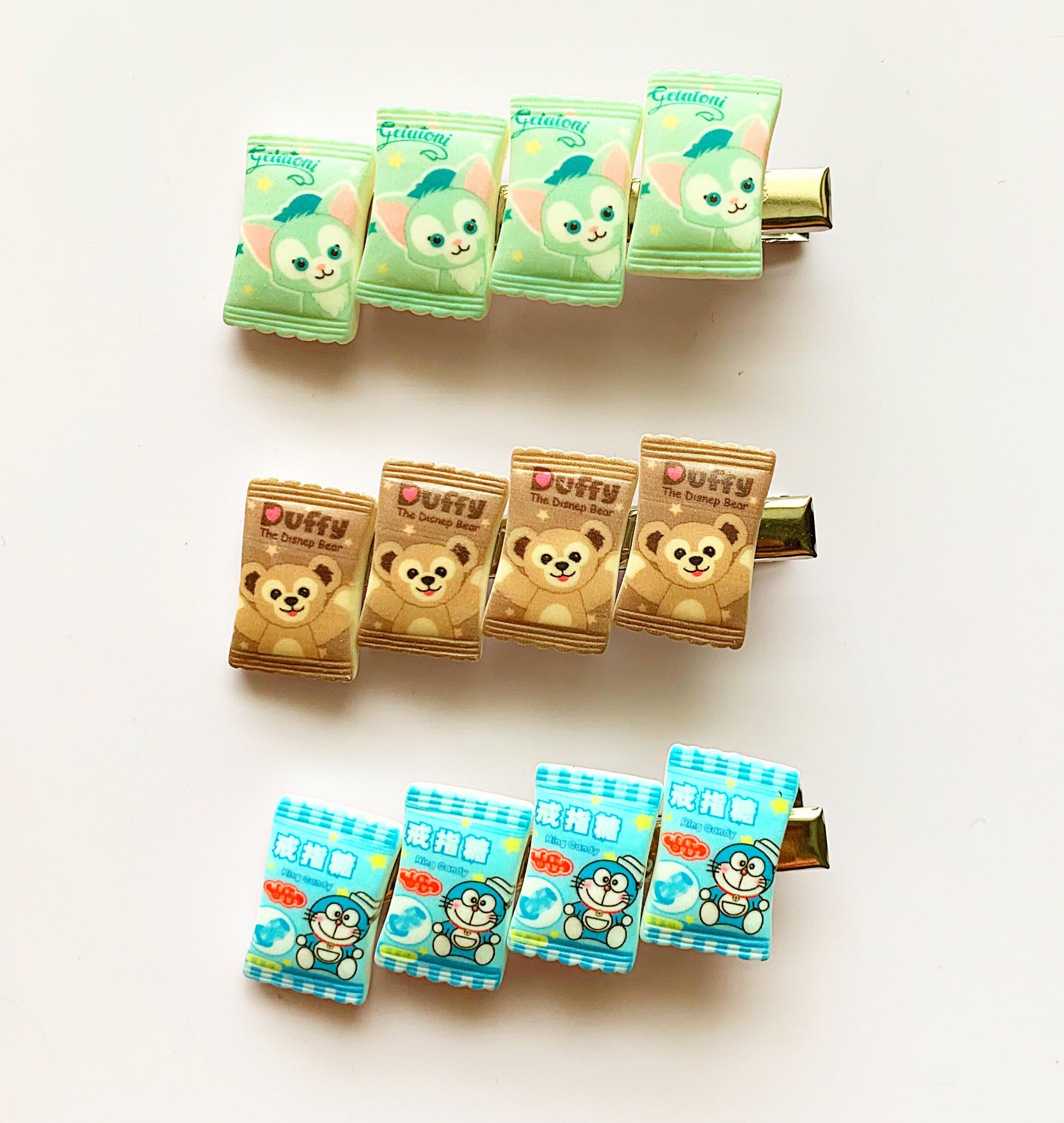 Cute Sanrio Hair Clips Kawaii Sanrio Hair Clips Cute Snack - Etsy