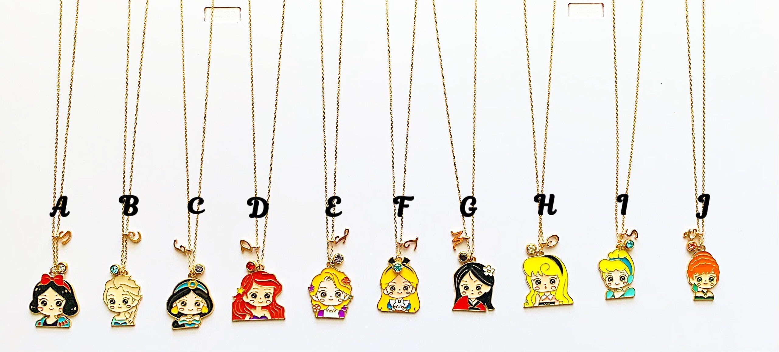 Personalized Princess Necklaces, Best Gift for Girls, Birthstone ...