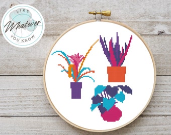 Funky Christmas Tree Cross Stitch Pattern PDF - Etsy