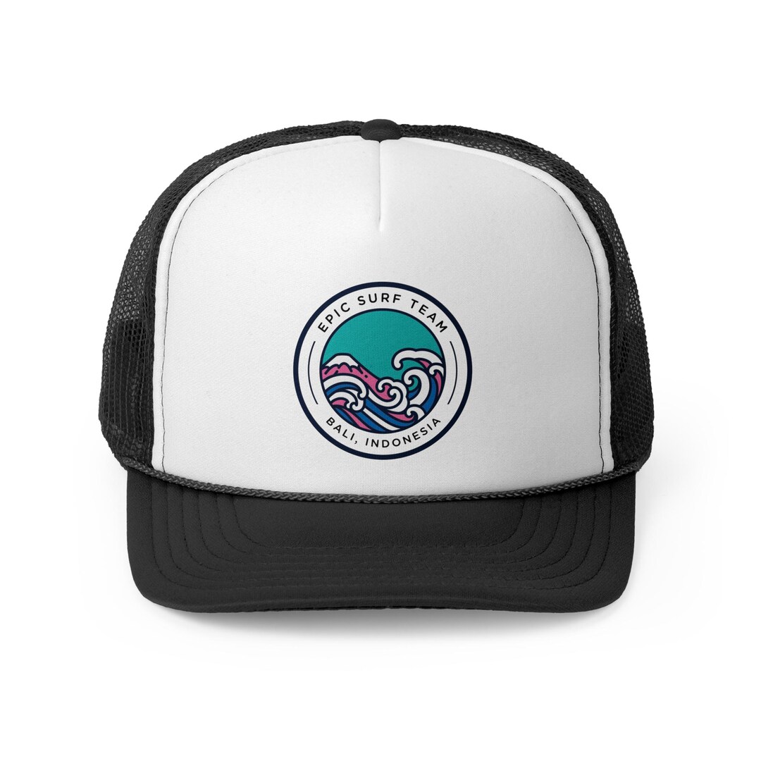Epic Surf Trucker Hat | Vintage Surf Team Mesh Cap | Hermosa Beach ...
