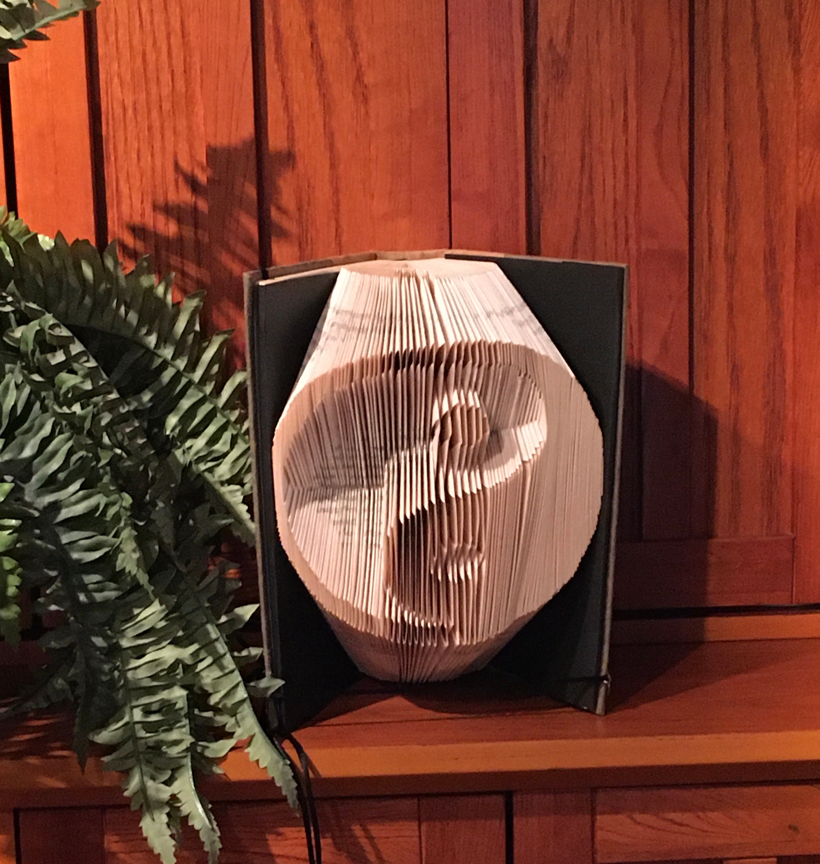 Yin Yang Symbol Folded Book Art - Etsy