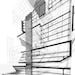 Modern Architecture Concept Sketch – Hand-drawn Building Design Print ...