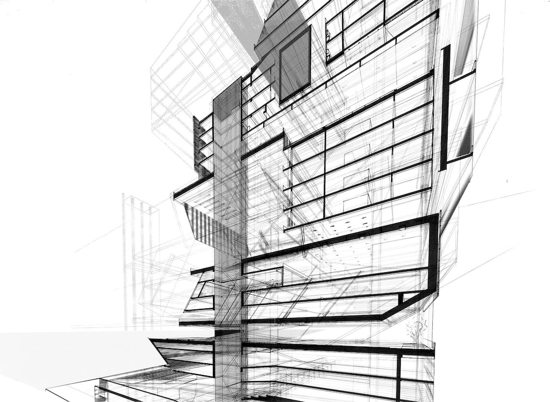 Architecture Concept Design Drawing Digital File - Etsy
